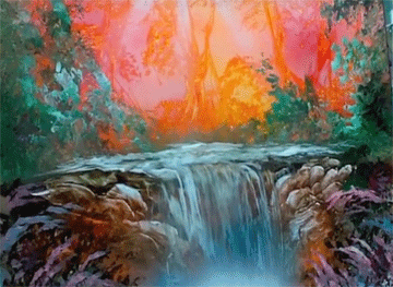 Watch me spray paint a waterfall: Full Video - Spray Paint Art Secrets